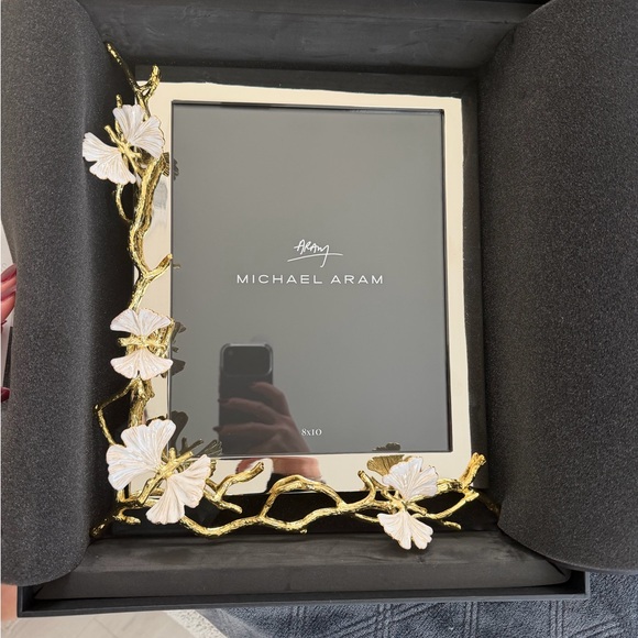 Michael Aram | Accents | Michael Aram Gold And Cream Butterfly Frame ...